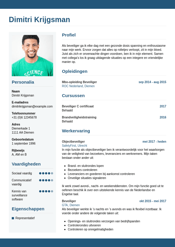 CV-voorbeelden | Voorbeelden voor elk beroep - CVwizard