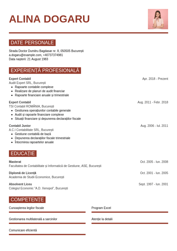 Modele de CV profesionale - CVwizard