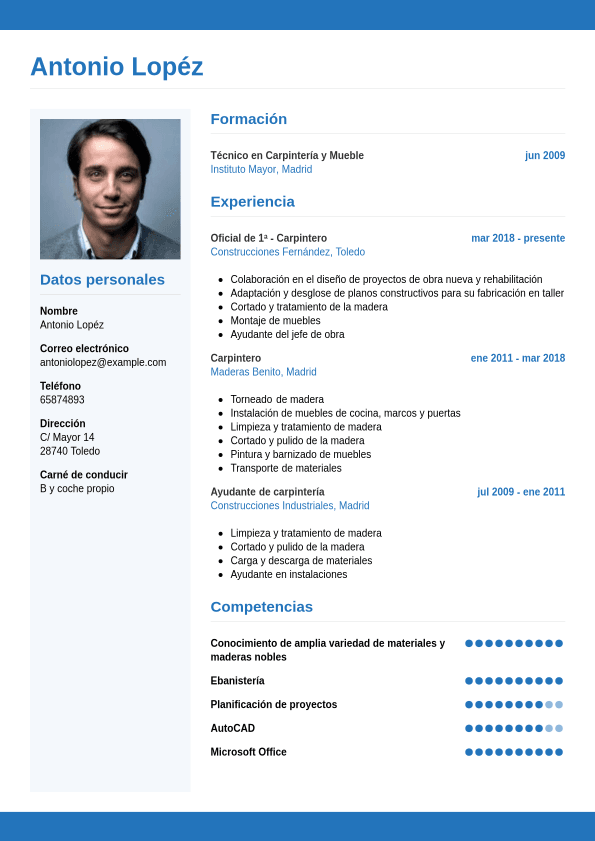 Ejemplos de currículum: Inspiración para tu CV - CVwizard