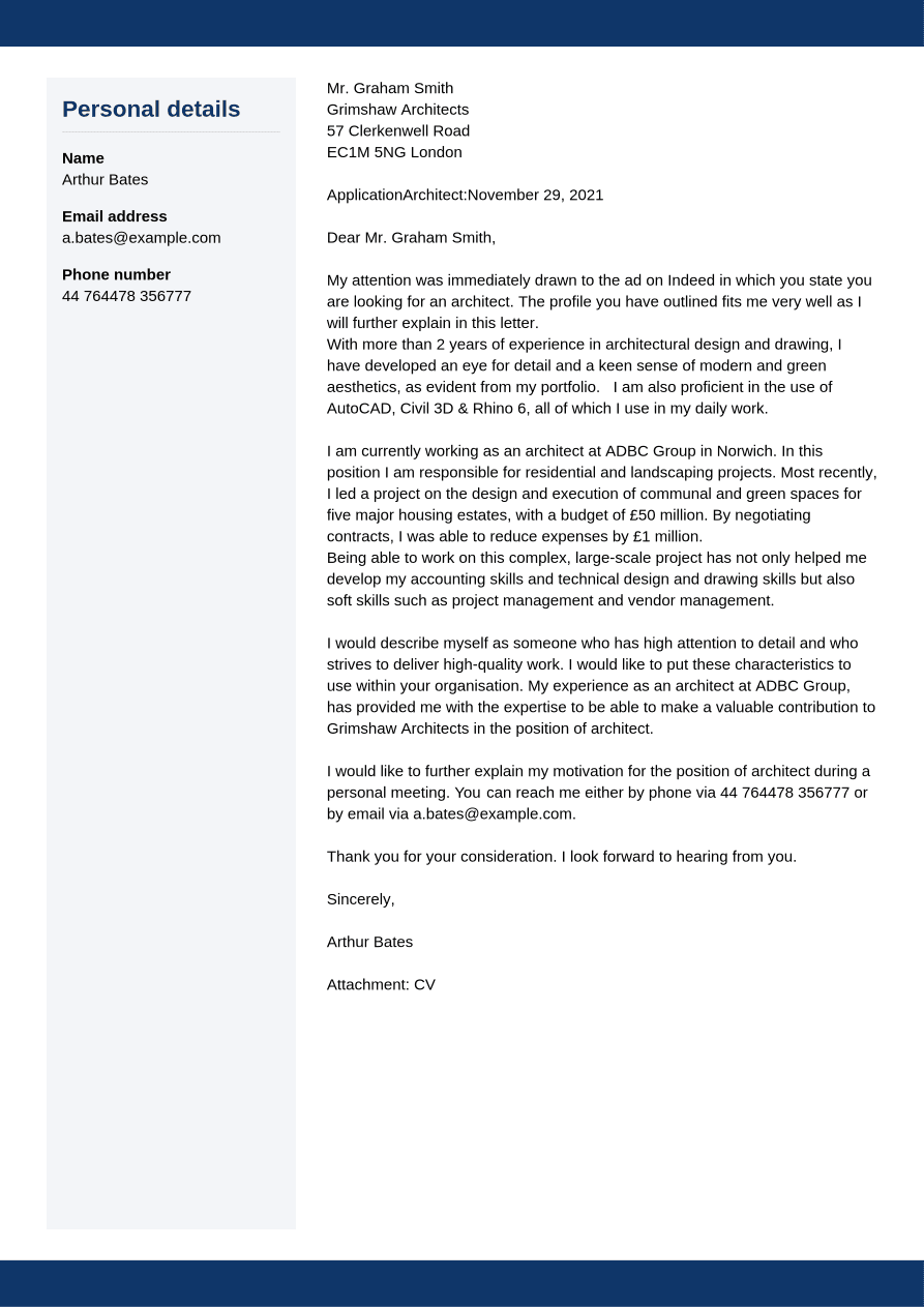 Cover letter templates - CVwizard