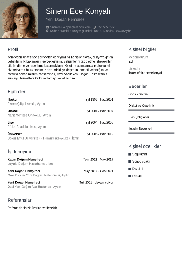 Hemşire CV Örnekleri Nasıl Hazırlanır? - CVwizard