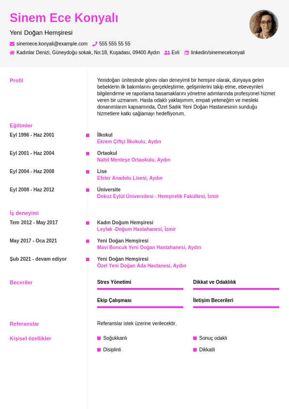 CV Örnekleri - CVwizard