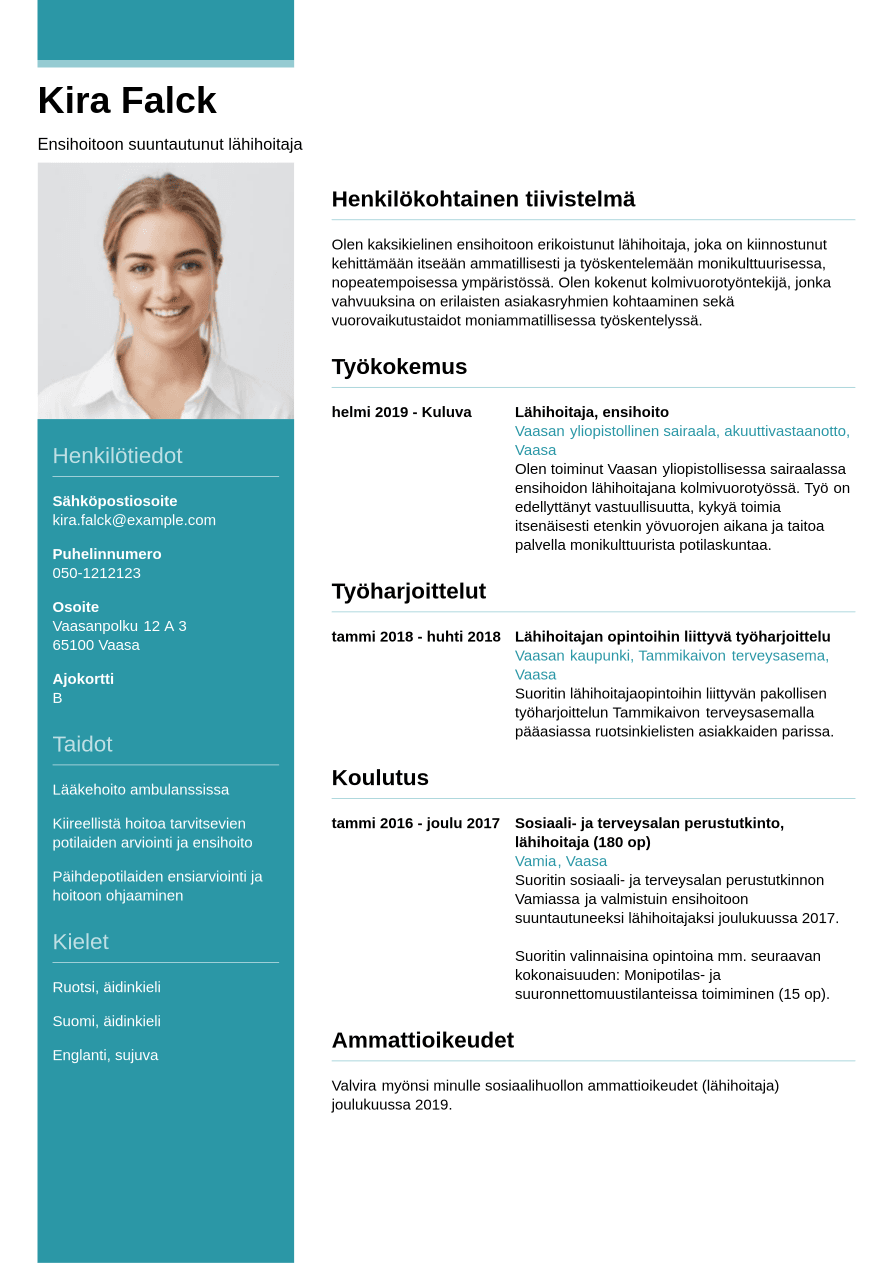 CV-mallipohjat - CVwizard
