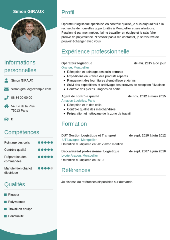 Exemple de CV pour chaque profession - CVwizard