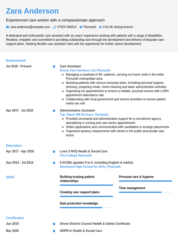 CV Examples - CVwizard