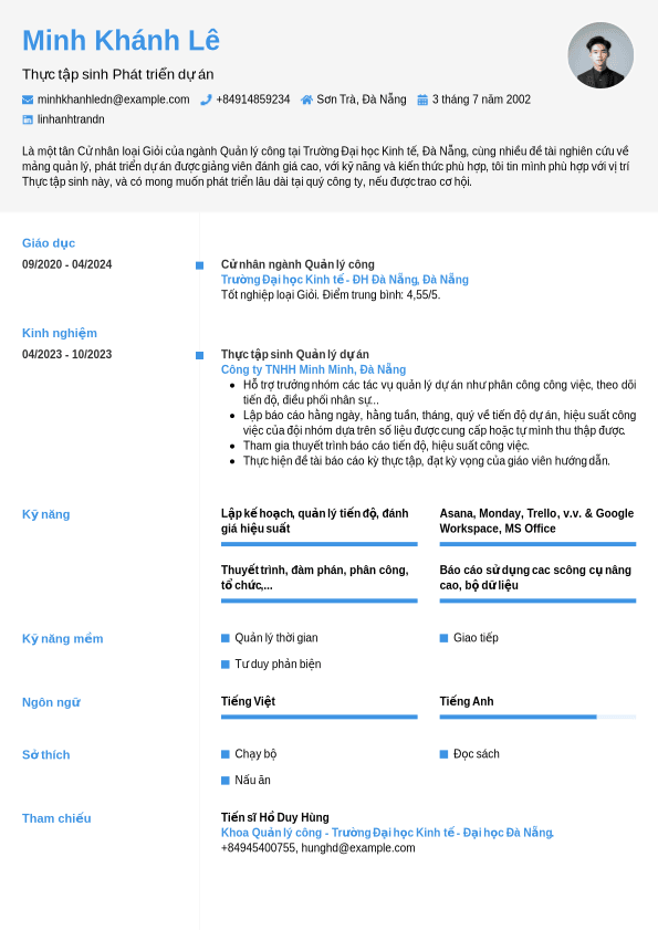 Mẫu CV và Bố cục CV chuyên nghiệp - CVwizard
