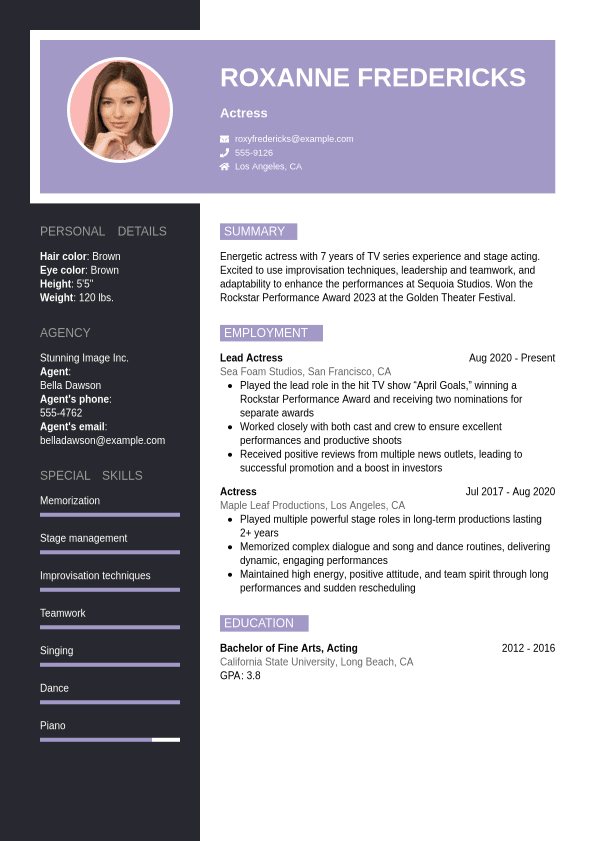 Resume Examples - CVwizard