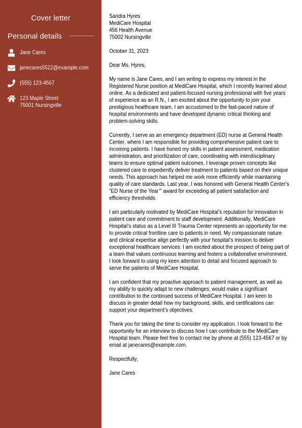 Write a winning cover letter in minutes - CVwizard