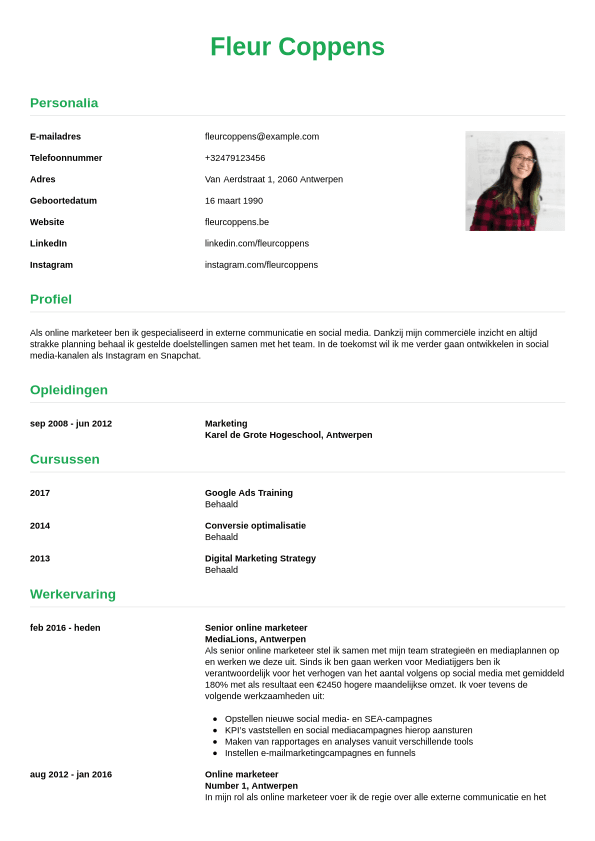 Modele de CV profesionale - CVwizard