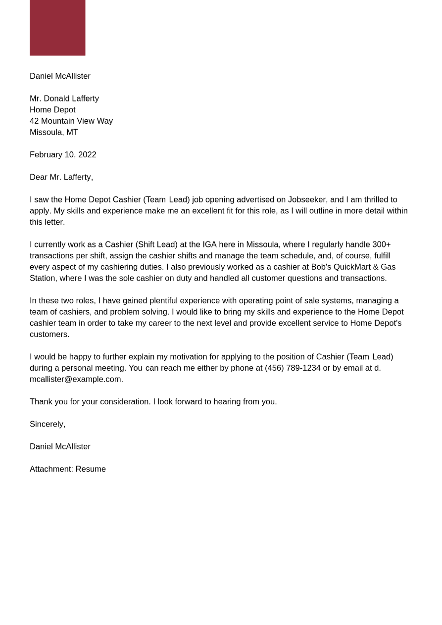 Write an impressive cover letter in minutes - CVwizard