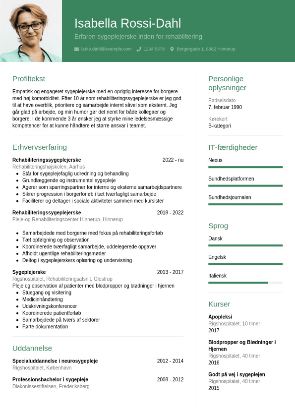 Eksempler på CV’er - CVwizard