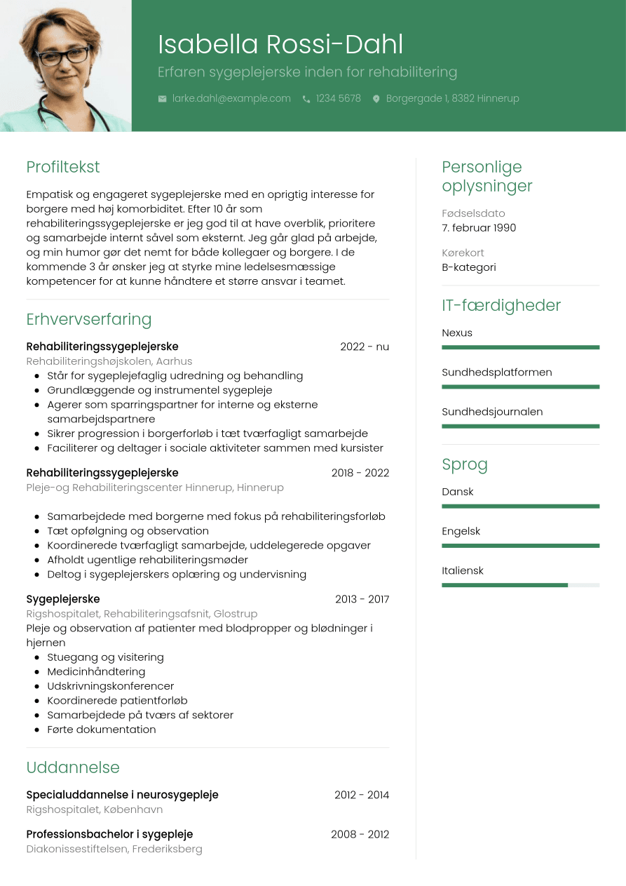 Pædagogmedhjælper CV-eksempel - CVwizard