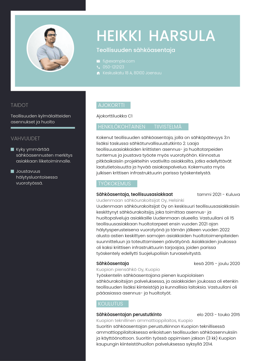 CV:n rakenne - parhaat vinkit - CVwizard