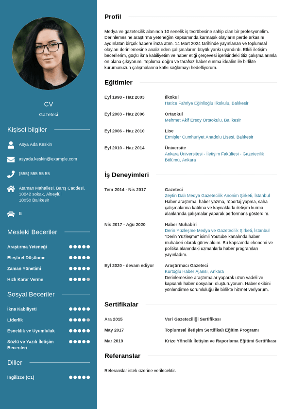 Europass CV’si Hazırla - CVwizard