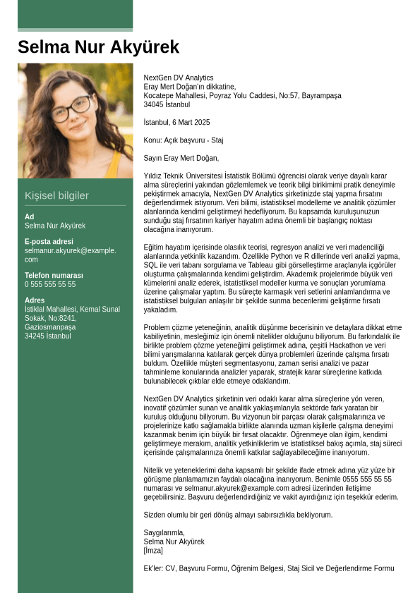 Muhasebe CV Ön Yazı Örnekleri - 2025 - CVwizard