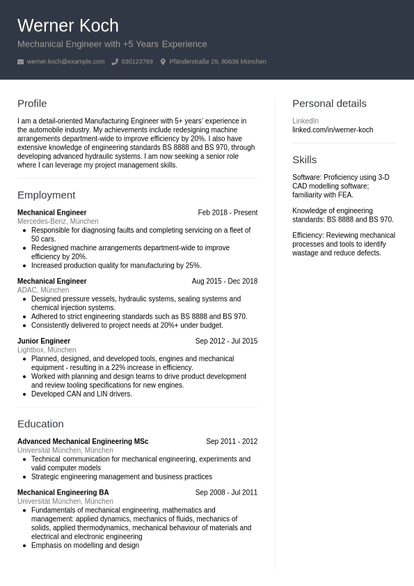 The Best Combination Resume To Get You Hired - CVwizard