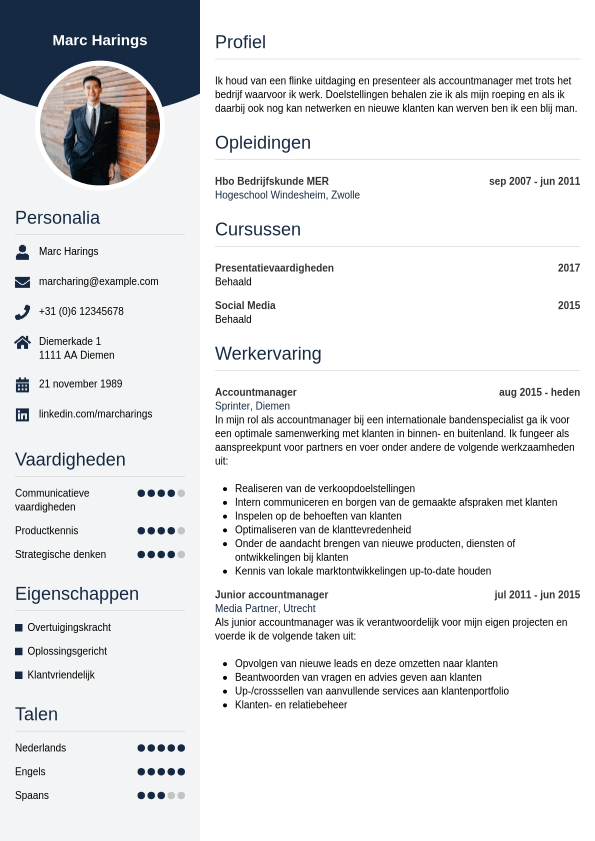 CV-voorbeelden | Voorbeelden voor elk beroep - CVwizard