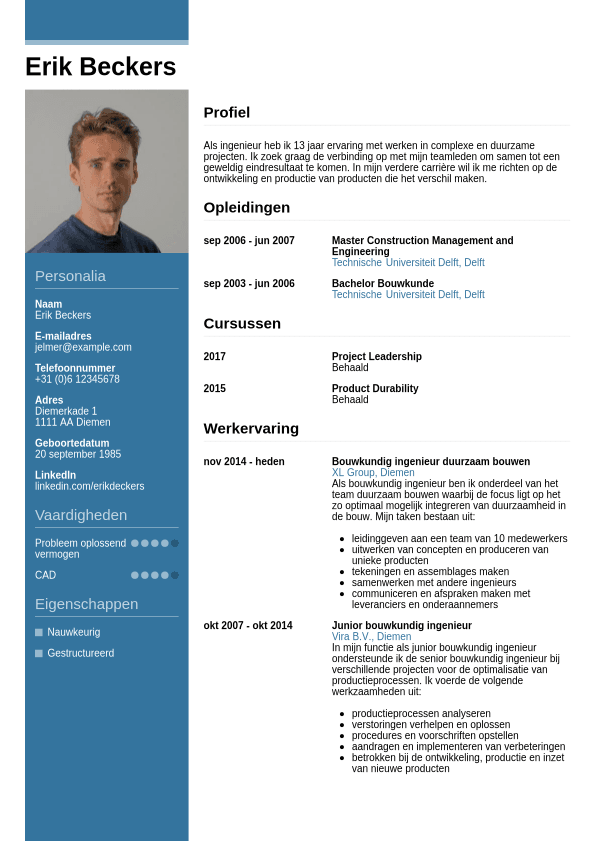 CV-voorbeelden | Voorbeelden voor elk beroep - CVwizard