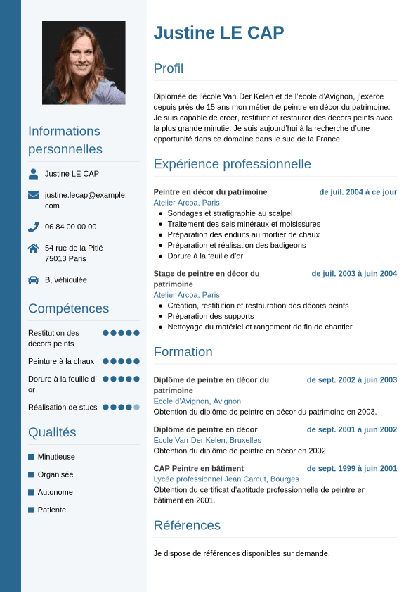 Exemple de CV pour chaque profession - CVwizard