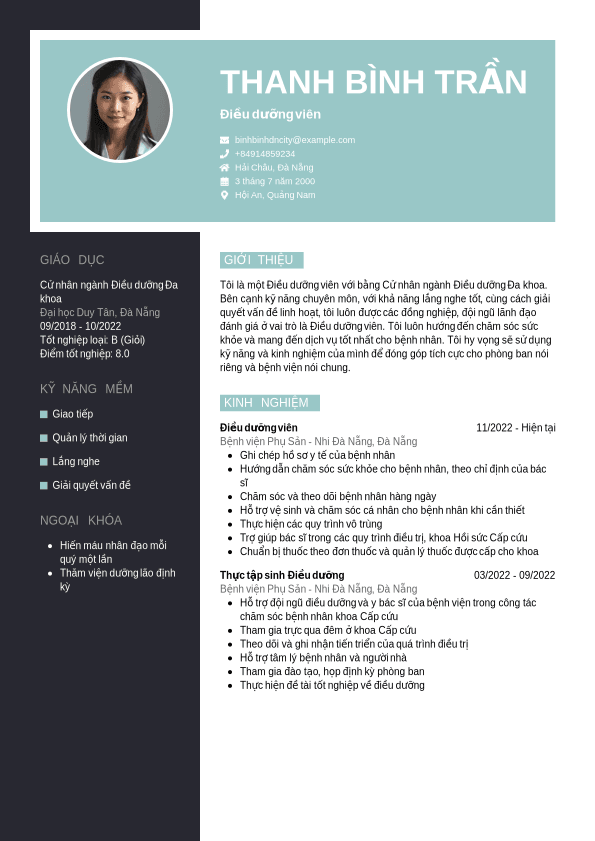 Mẫu CV cho sinh viên chưa có kinh nghiệm - CVwizard