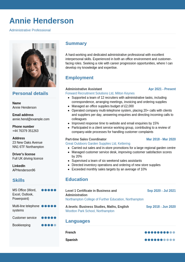 Professional CV Templates, Designs and Layouts - CVwizard