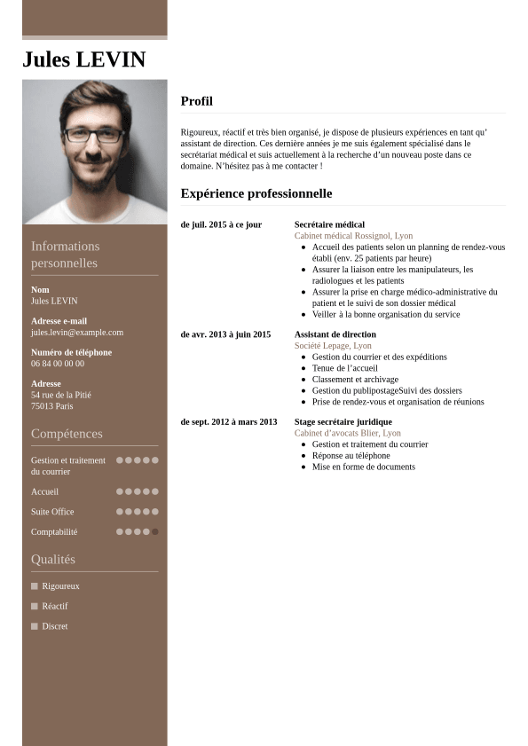 Exemple de CV pour chaque profession - CVwizard