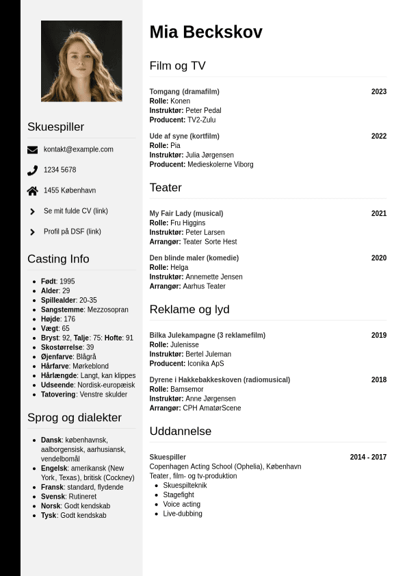 Eksempler på CV’er - CVwizard