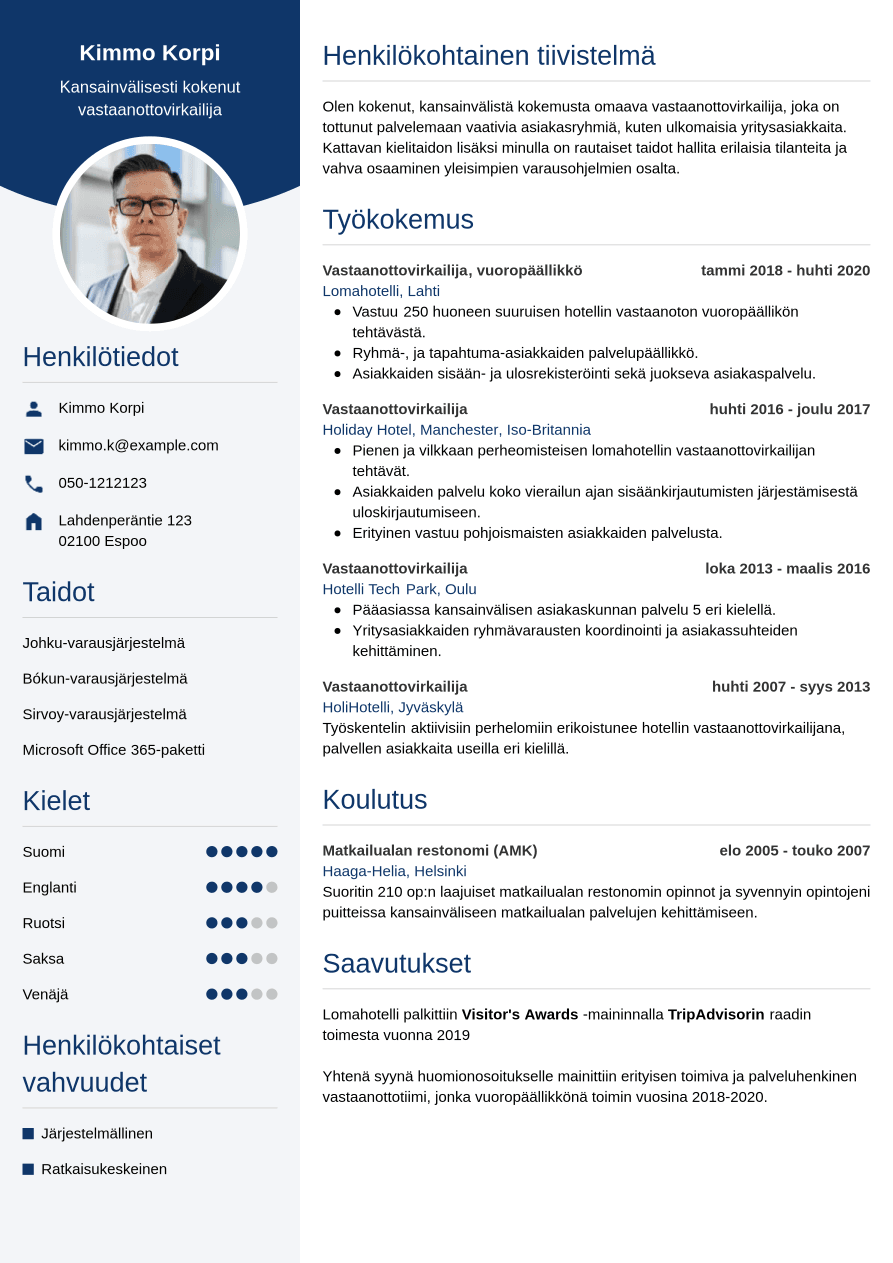 CV-mallipohjat - CVwizard
