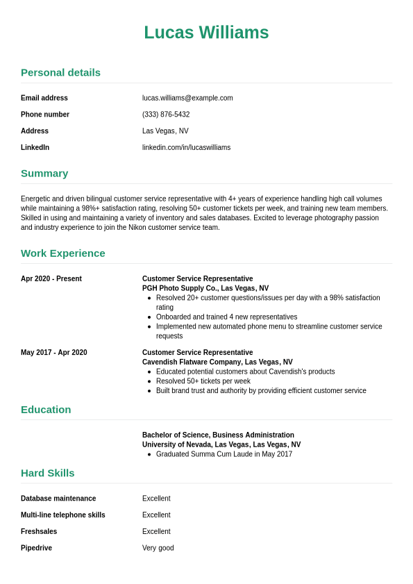 Resume Templates - CVwizard