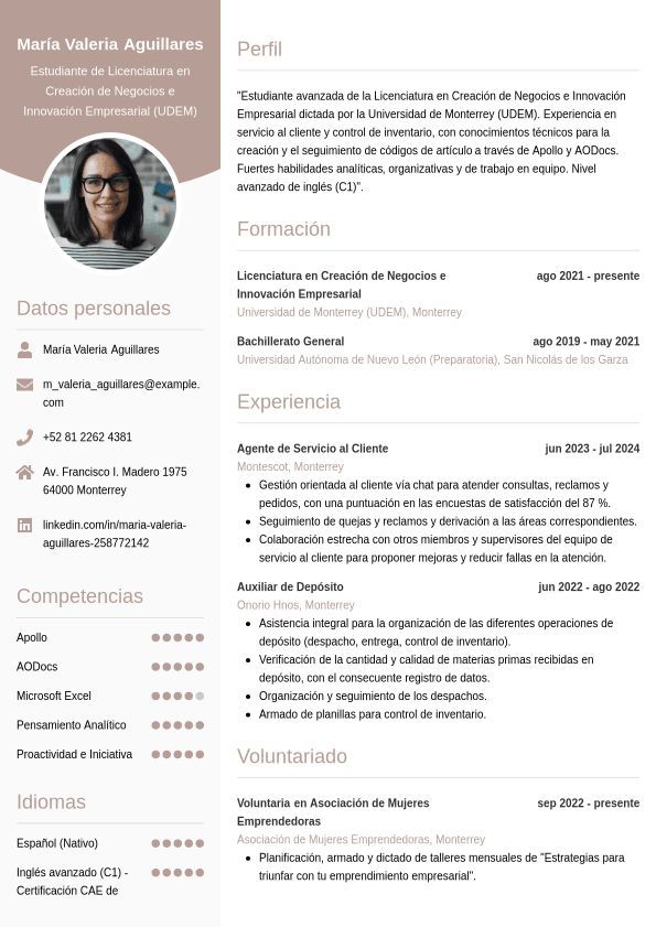 Qué poner en un currículum sin experiencia: Consejos - CVwizard