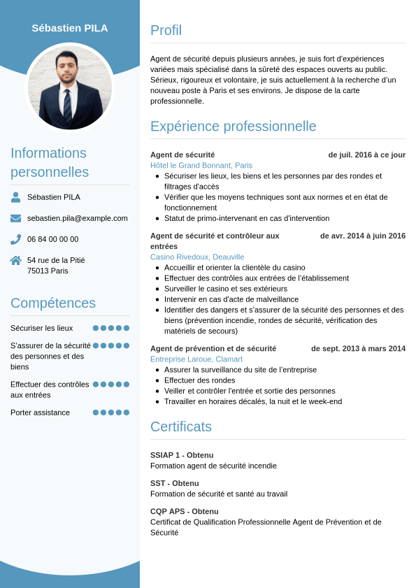 Exemple de CV pour chaque profession - CVwizard