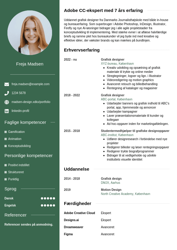 Eksempler på CV’er - CVwizard