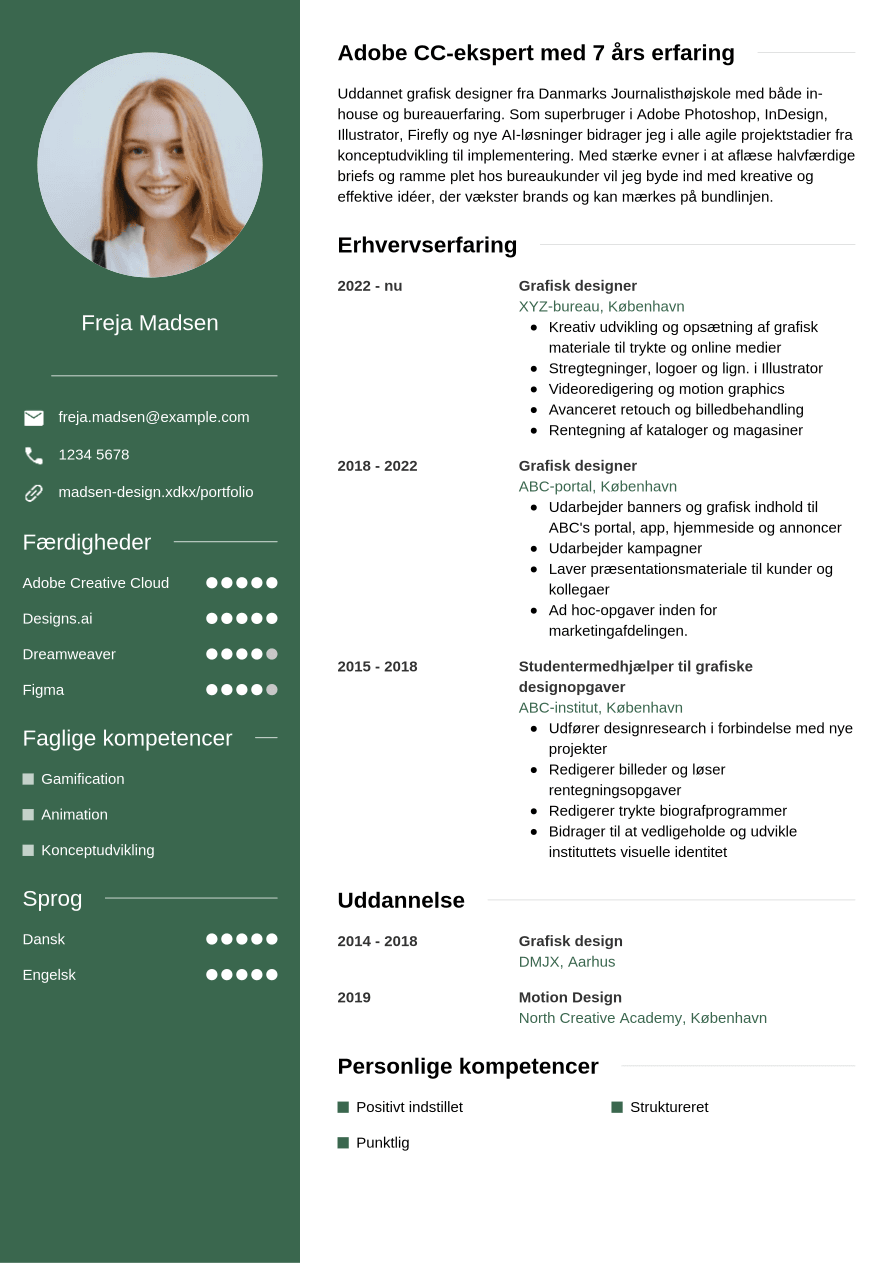 Sygeplejerske CV-eksempel - CVwizard