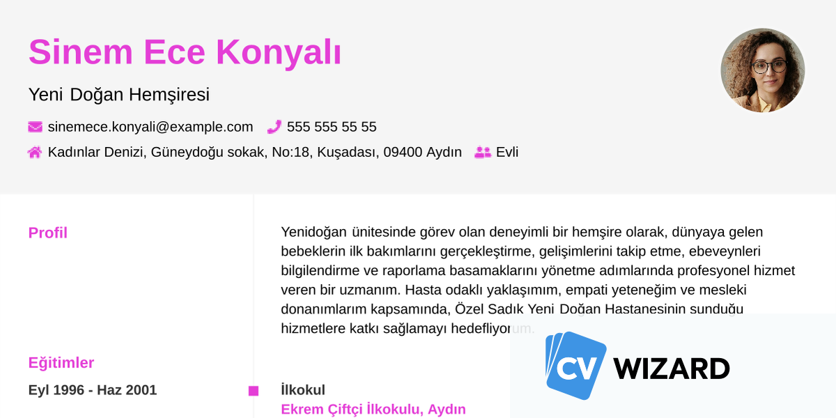 Hemşire CV Örnekleri Nasıl Hazırlanır? - CVwizard